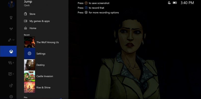 Xbox Staff Member Gives Glimpse of New Xbox One UI - Marooners' Rock